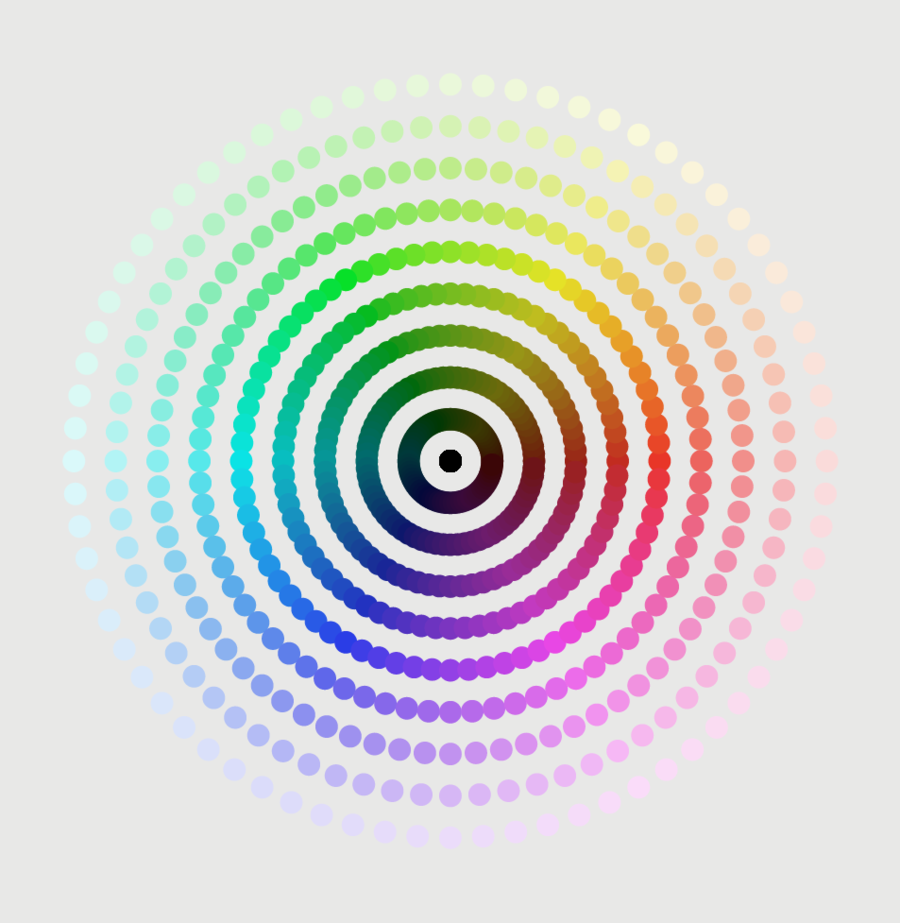 HSL Color Wheel — Python for designers